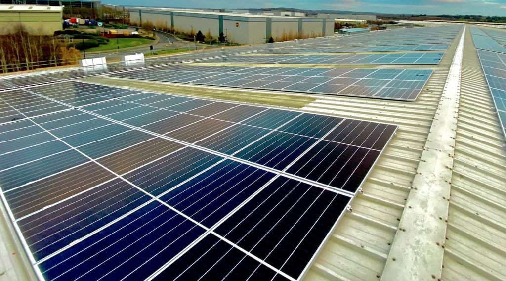 Cold storage solar panel installation - ASG Energy Services